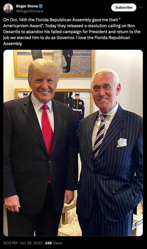 Roger Stone Loves The Florida Republican Assembly - Florida Republican ...